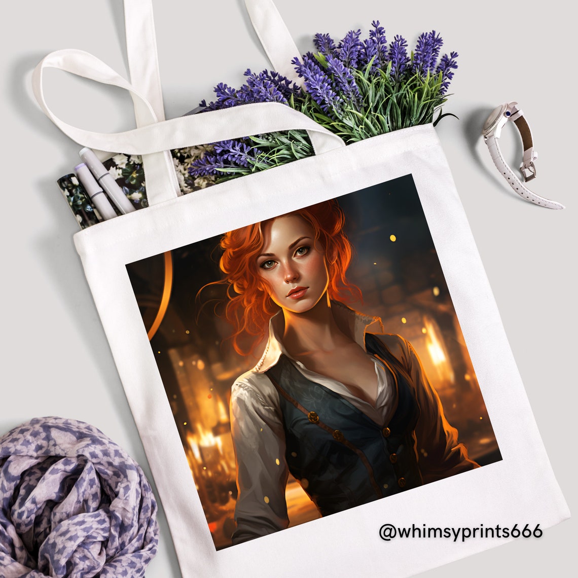 Digital the Witcher Triss Merigold Printable Fantasy Art for Posters ...