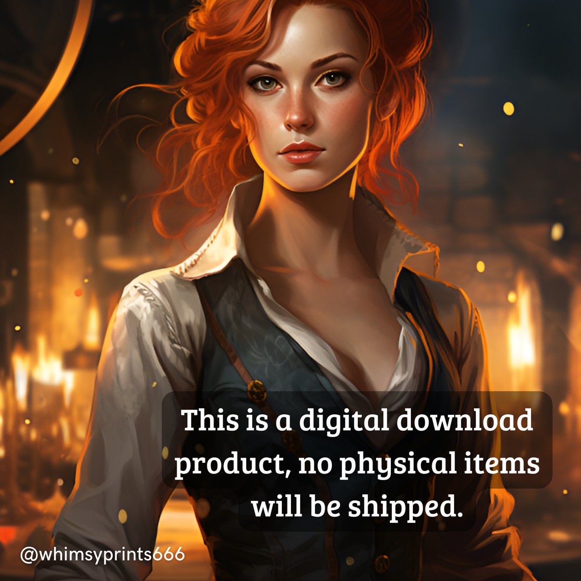 Digital the Witcher Triss Merigold Printable Fantasy Art for Posters ...