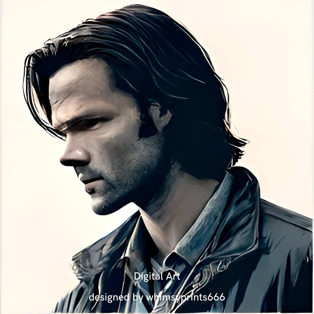 Supernatural Sam Winchester Digital Printable Art for Posters Wall Art ...