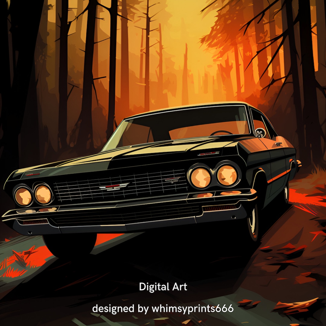 Supernatural Baby Impala Printable Art for Phone Posters Wall Art Phone ...