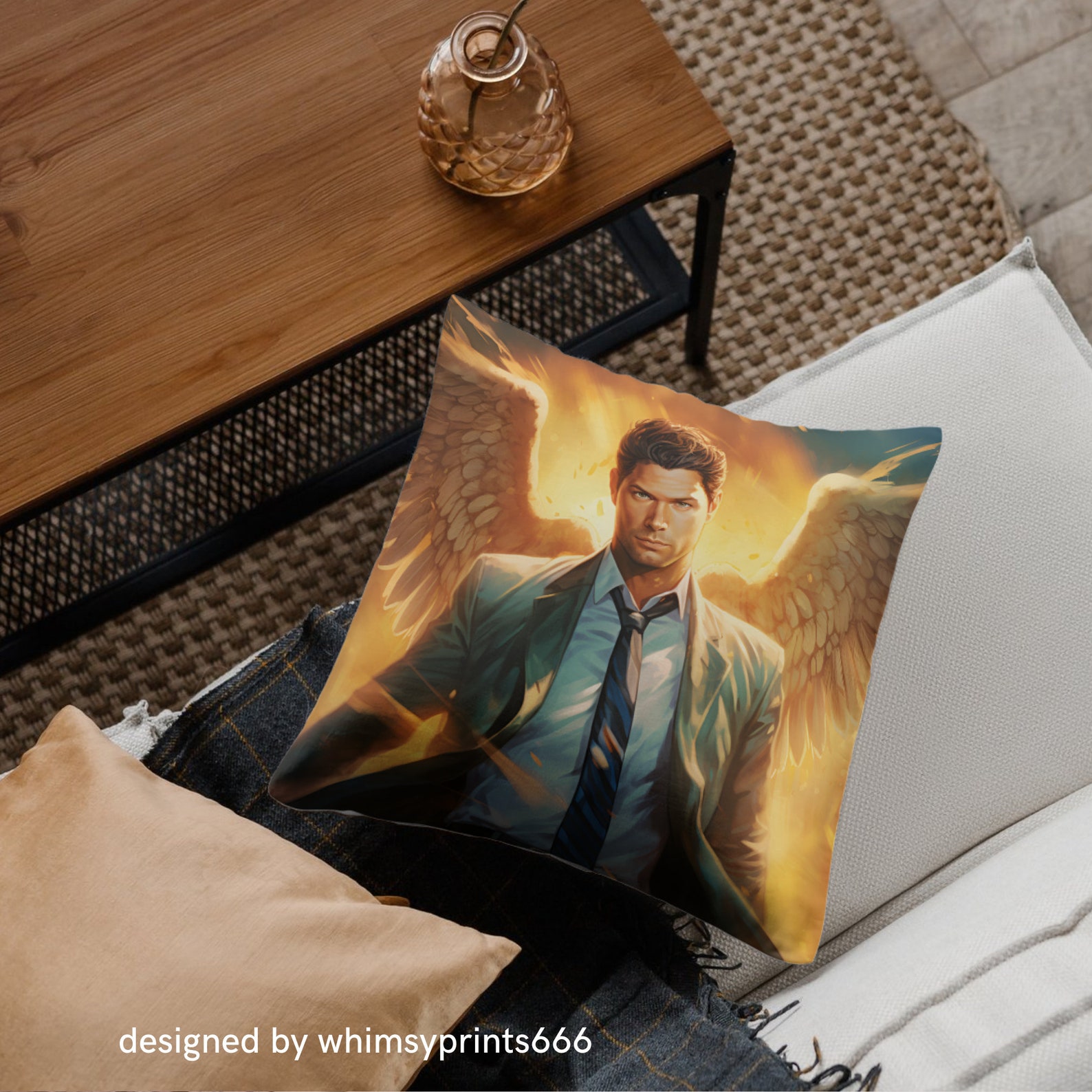 Supernatural Angel Castiel Printable Art for Phone Posters Wall Art ...