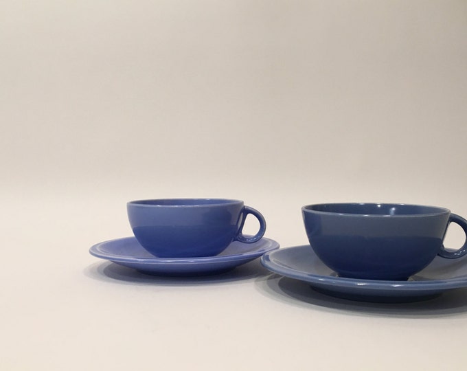 Pastel Blue Vernon Kilns Cup and Saucer Vernonware Ultra California Cup ...