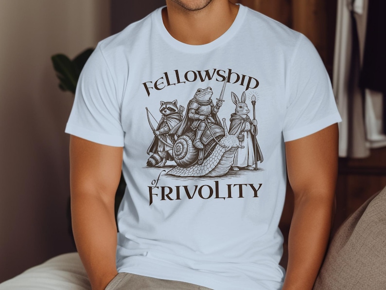 Medieval Animal Adventure Shirt | Fellowship of Frivolity Snail Knight ...