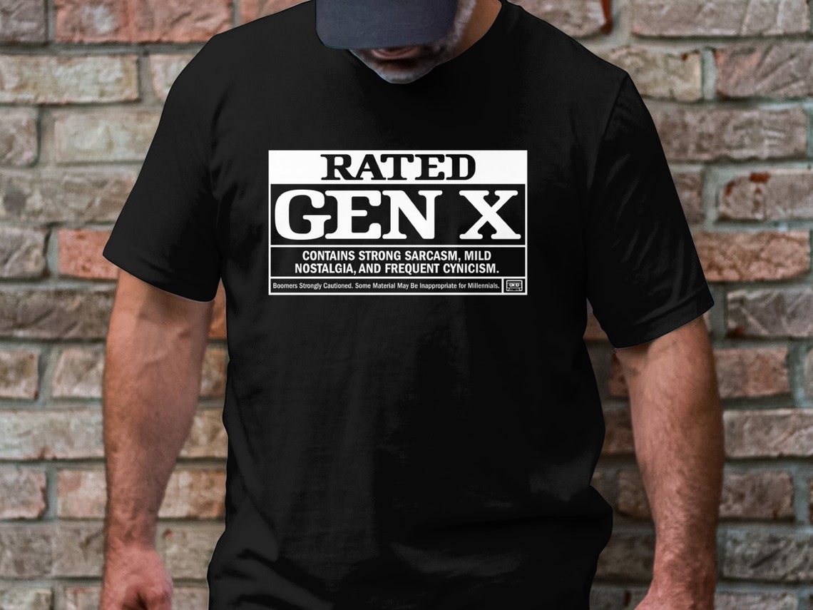 Gen X Shirt, Funny Gen X Tshirt, Genx, Nostalgia, Generation X T-shirt ...