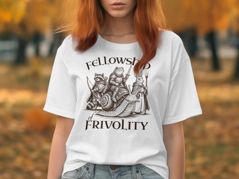Medieval Animal Adventure Shirt | Fellowship of Frivolity Snail Knight ...