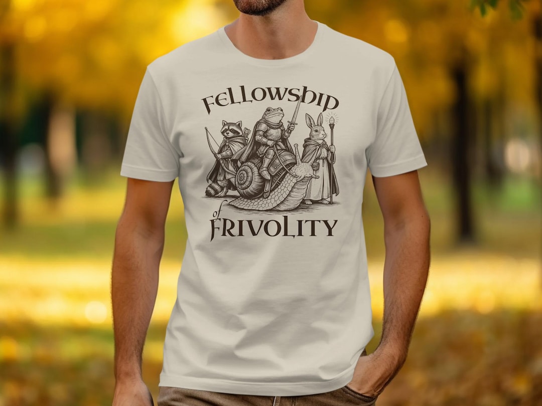Medieval Animal Adventure Shirt | Fellowship of Frivolity Snail Knight ...