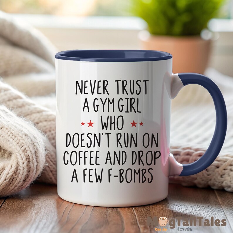 Gym Girl Mug, Fitness Lover Cup, Workout Enthusiast Tankard, Active ...