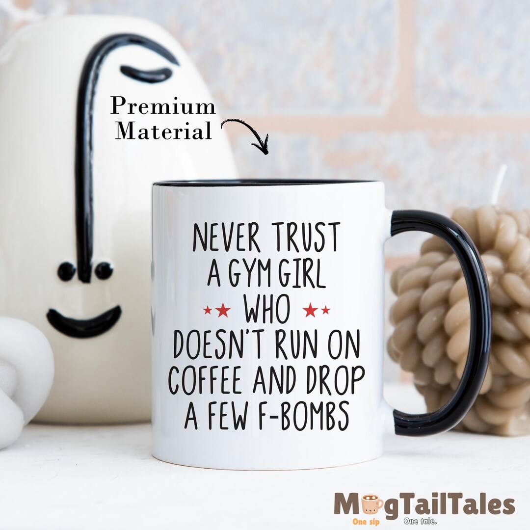Gym Girl Mug, Fitness Lover Cup, Workout Enthusiast Tankard, Active ...