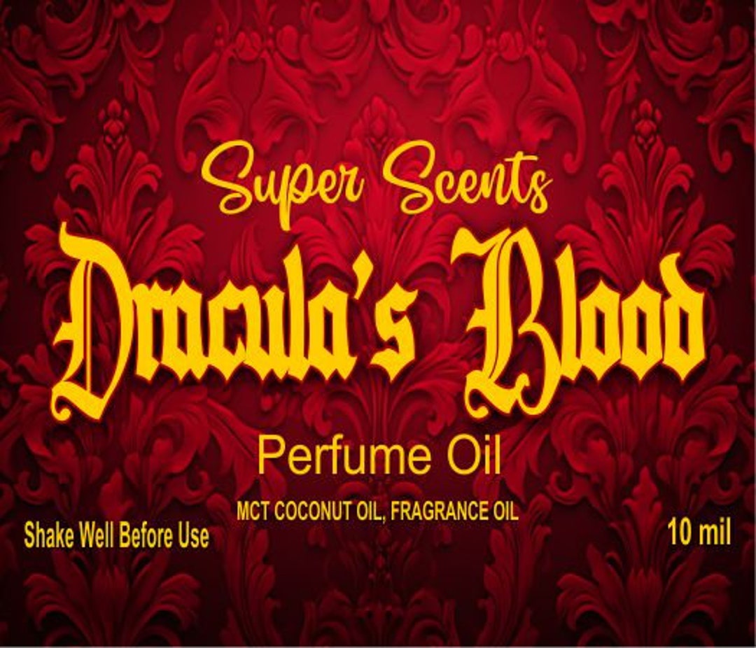 Dracula's Blood Perfume Oil Fragrance Roll on 10ml Strong Unique Scent ...