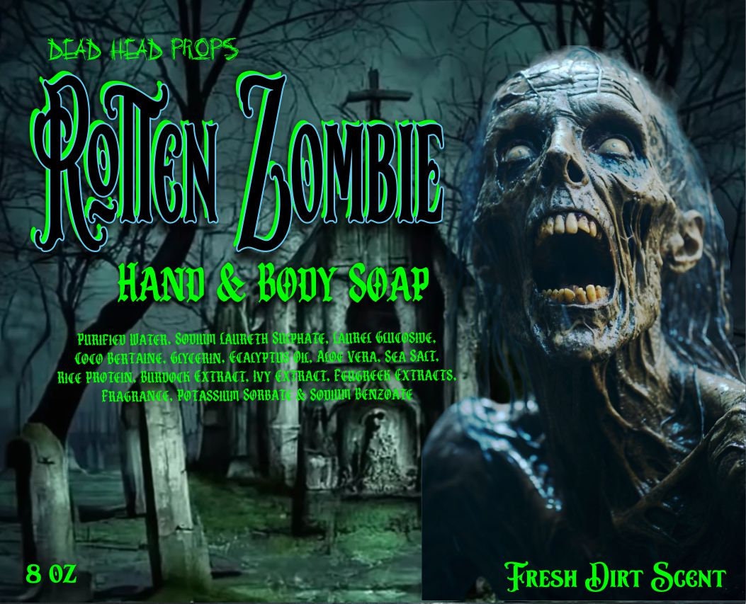 Creeping Corpse or Rotten Zombie Natural Hand & Body Liquid Soap by ...