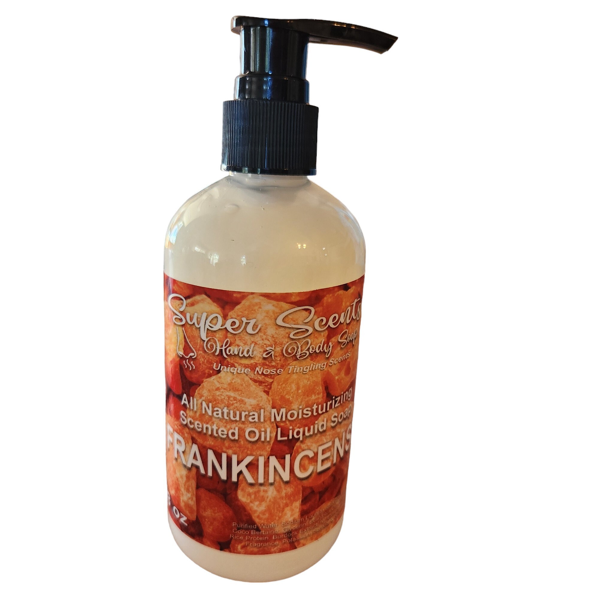Frankincense Natural Hand & Body Moisturizing Liquid Soap by Super ...