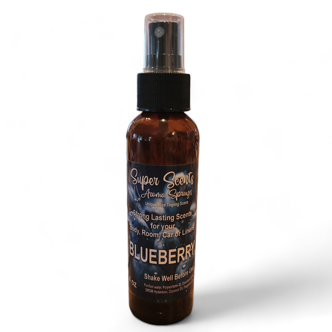 Unique Blueberry Spray All Natural Body/room/car Spray 4 Oz by Super ...