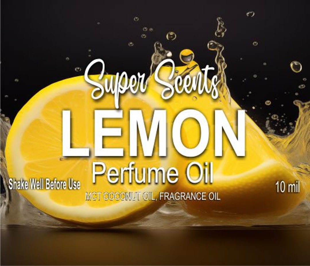 Lemon Perfume Oil Fragrance Roll on 10ml Strong Unique Scent by Super ...