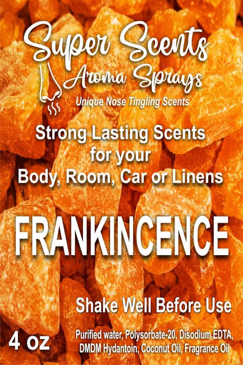 Frankincense Body Spray All Natural Body/room/car Spray 4 Oz by Super ...