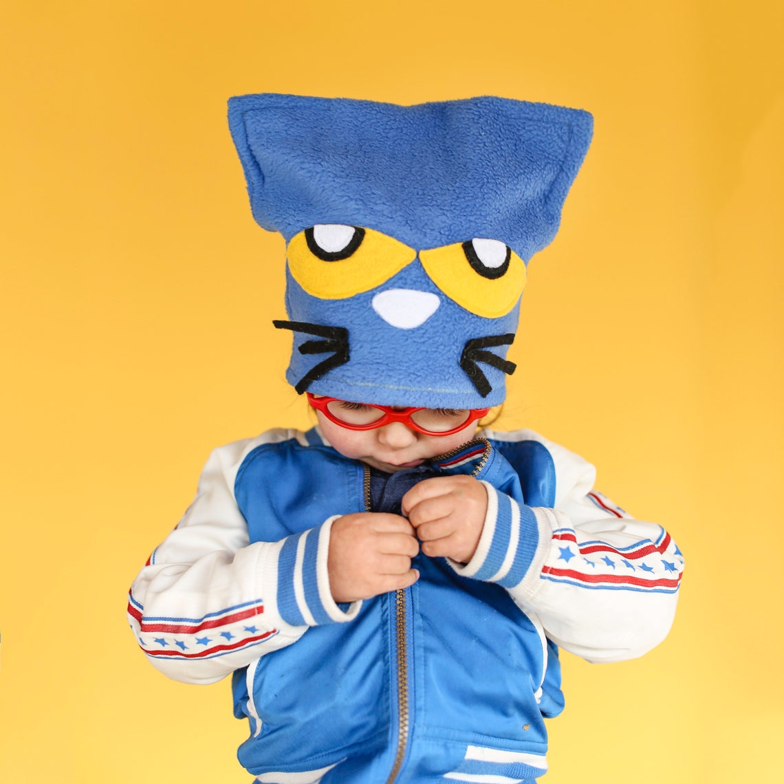 Pete the Cat Fleece Hat Sewing Pattern Kid Size Adult | Etsy