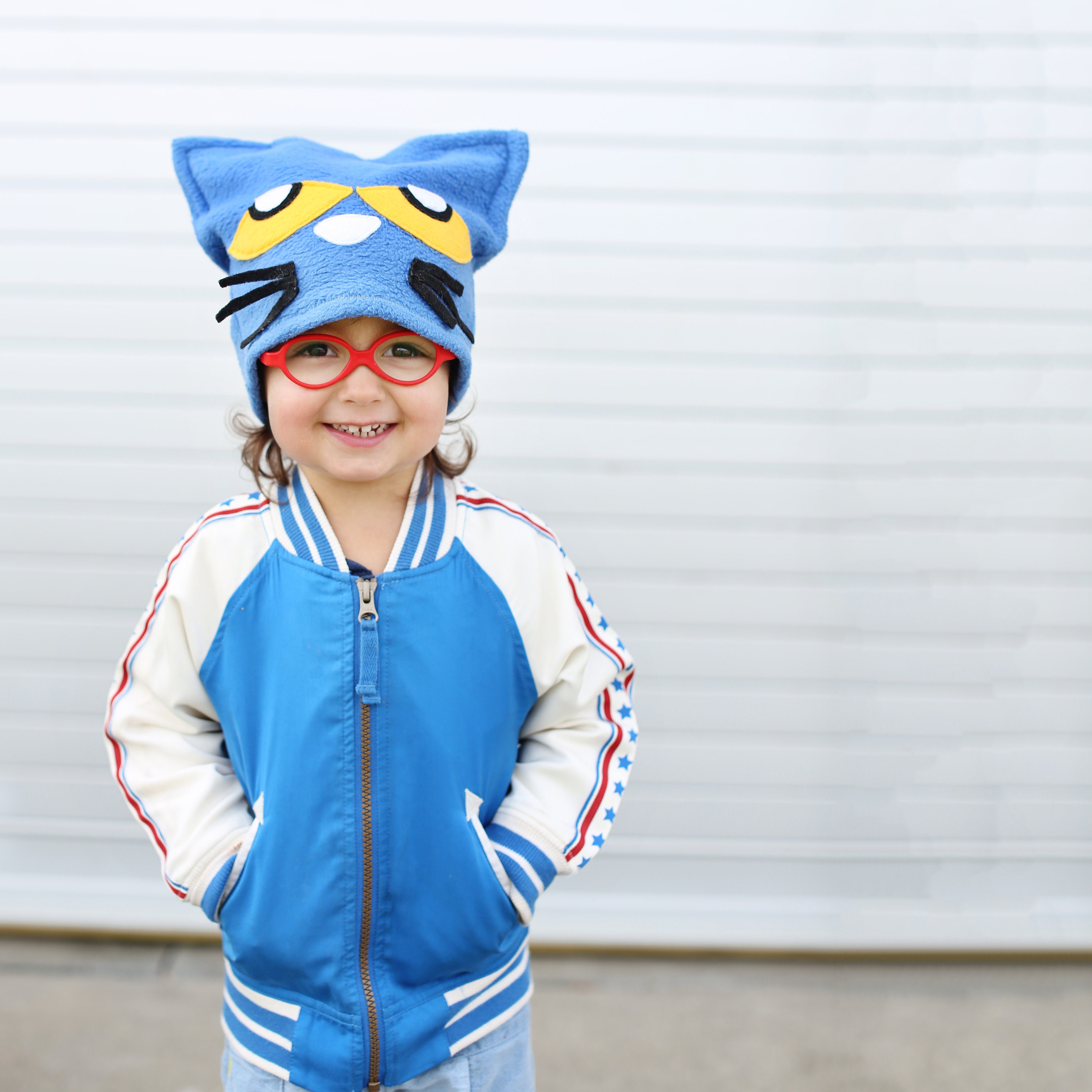Pete the Cat | Fleece Hat Sewing Pattern | Kid Size - Adult | Costume ...