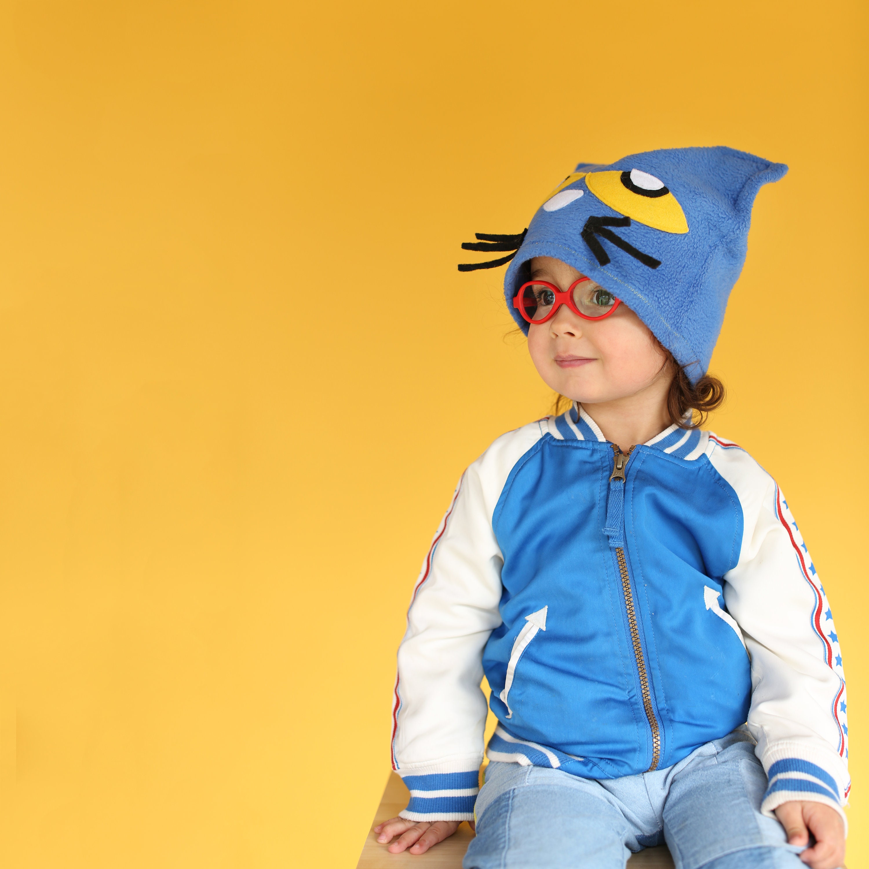 Pete the Cat | Fleece Hat Sewing Pattern | Kid Size - Adult | Costume ...