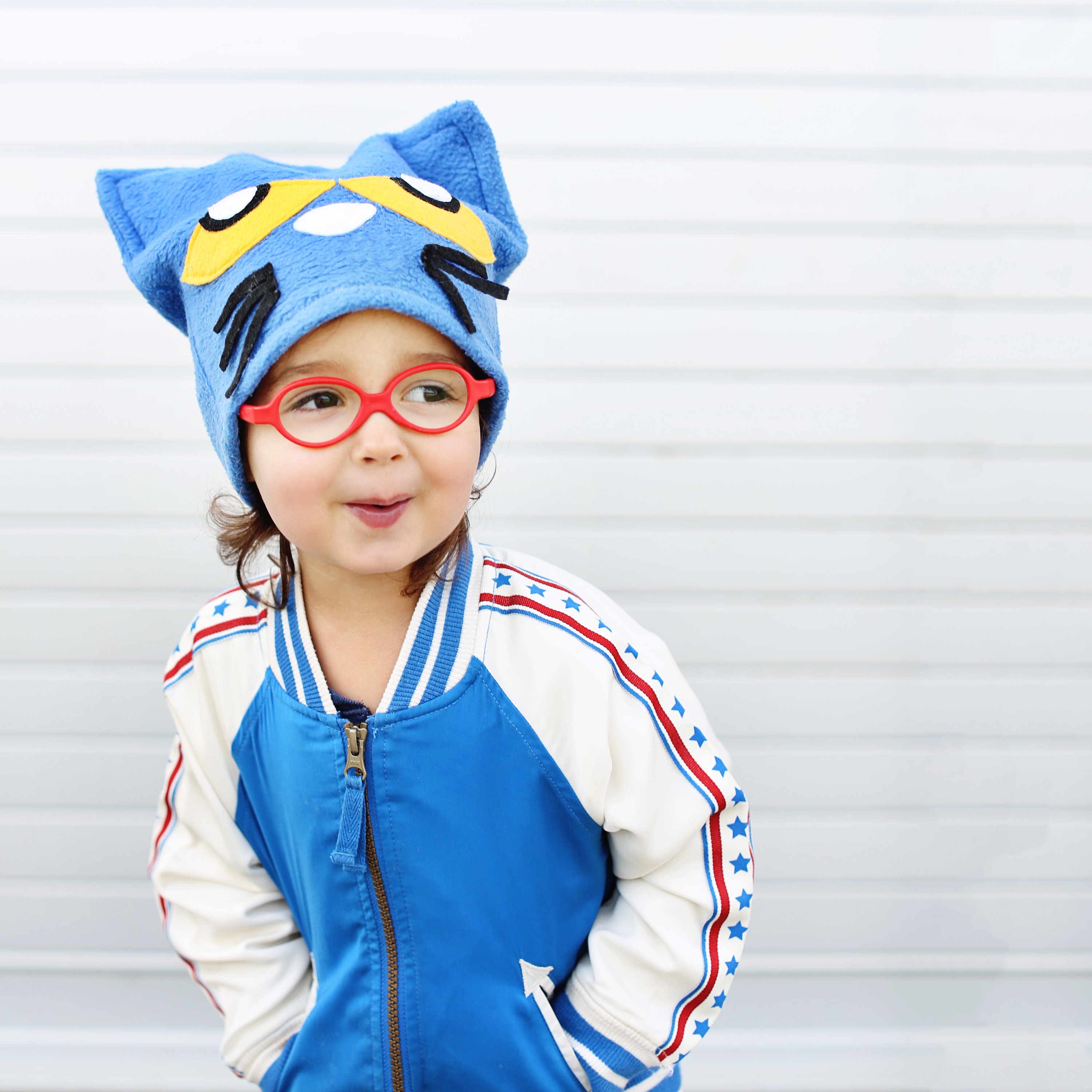 Pete the Cat | Fleece Hat Sewing Pattern | Kid Size - Adult | Costume ...