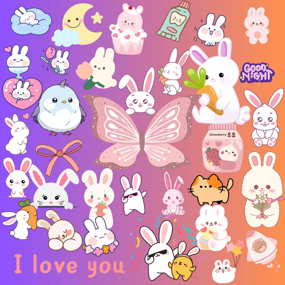 Kawaii Cinna Bunny, Kawaii Cinna Bunny PNG, Kawaii Anime, Roll Bunny ...