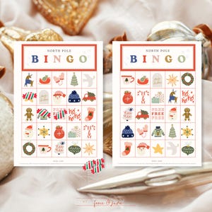 Printable Classroom Christmas Bingo for Kids – Holiday Bingo Cards for ...