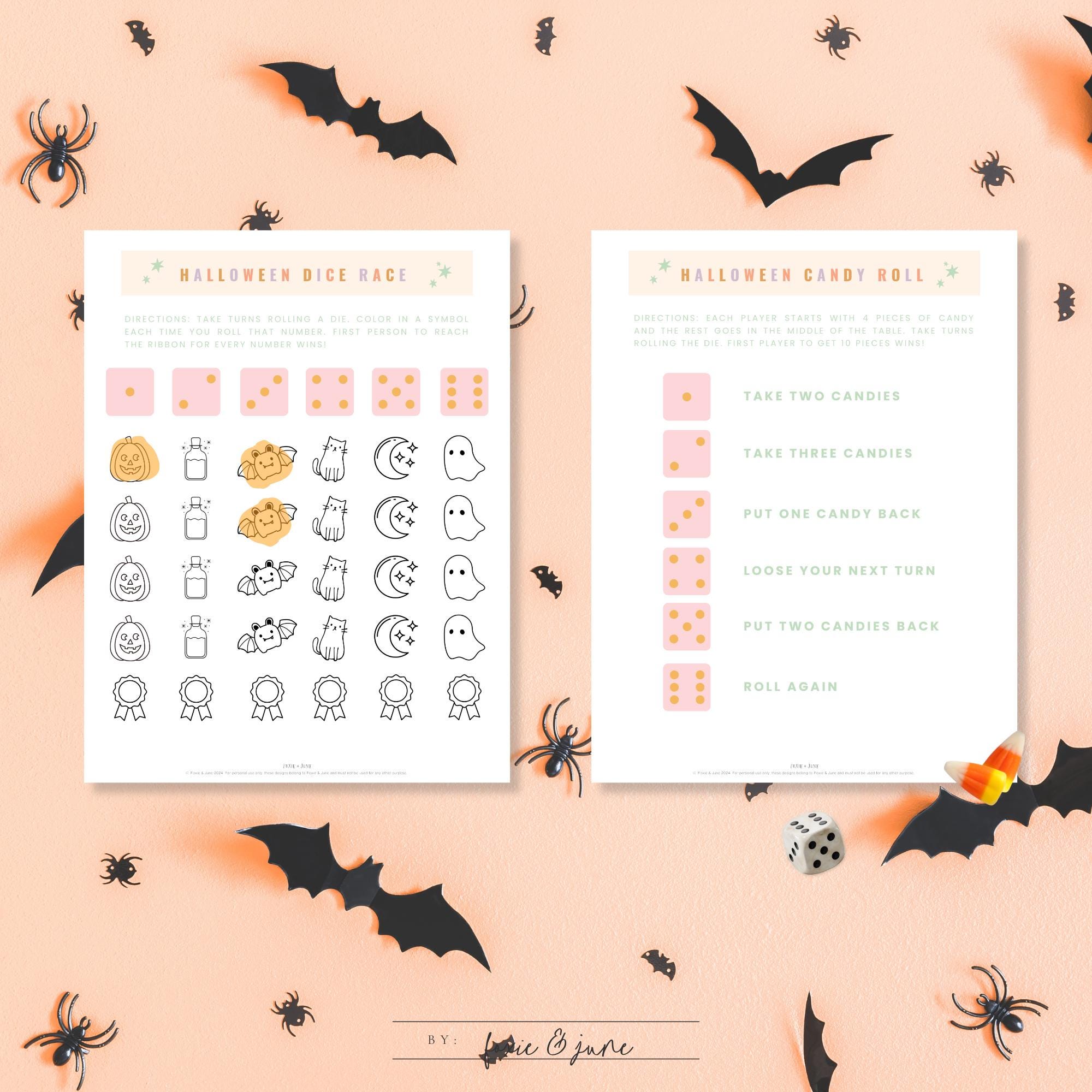 Halloween Dice Games for Kids & Families – Fun, Printable Party ...