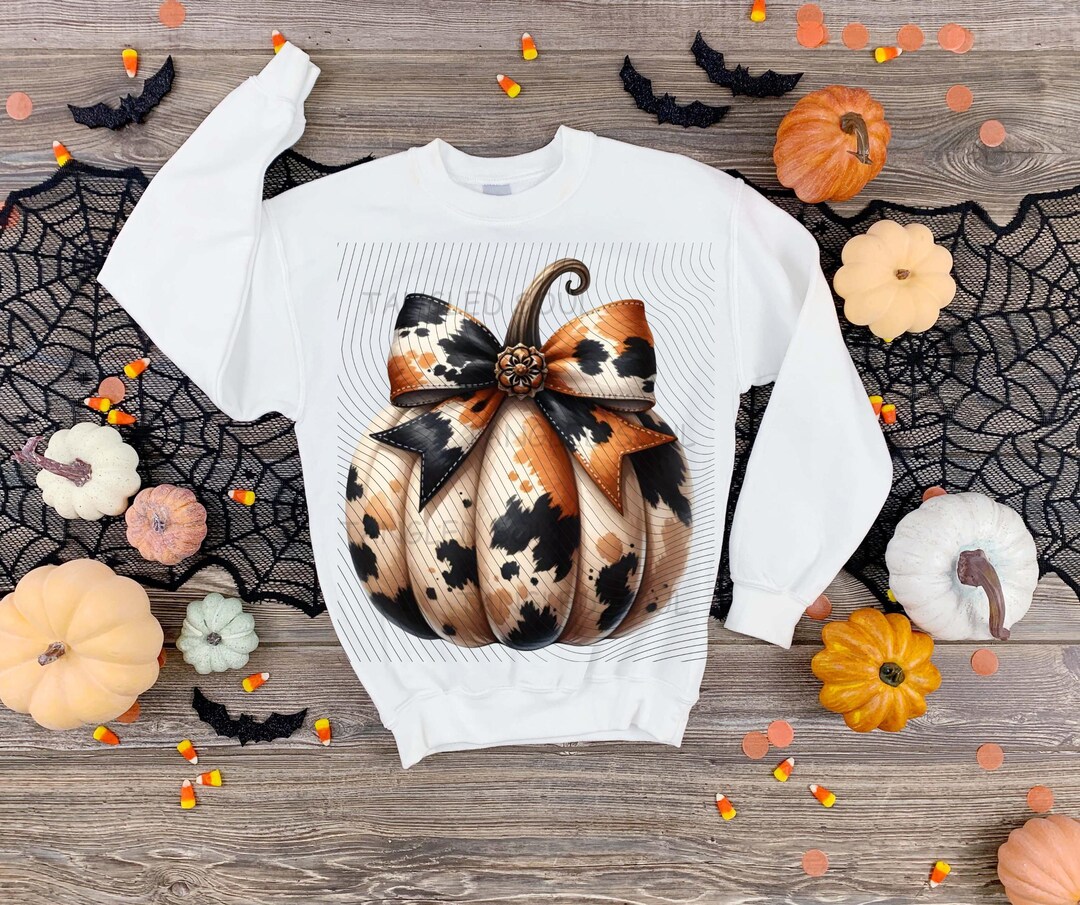 Cowboy Pumpkin PNG: Fall Printable With Bow (digital Download) - Etsy