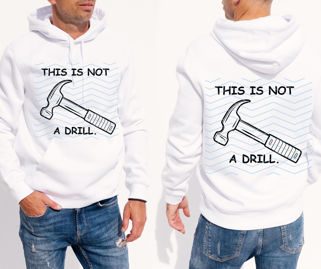 Funny Dad Jokes SVG, This is Not A Drill, Carpenter Handyman Humor ...