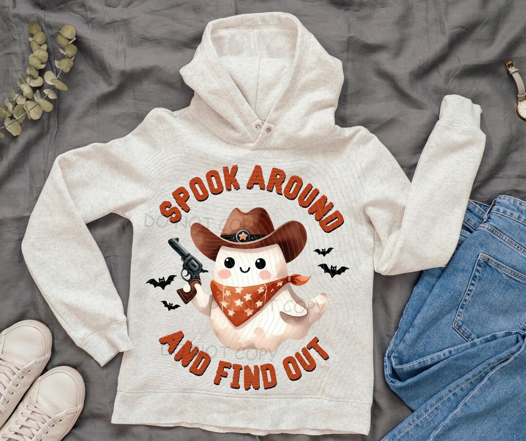 Spook Around and Find Out PNG Ghost, Cute Halloween - Etsy Australia