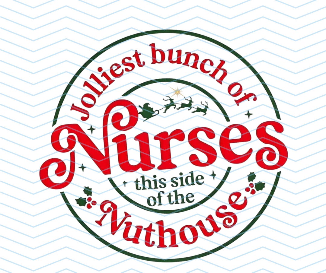 Jolliest Bunch Nurses SVG - Etsy