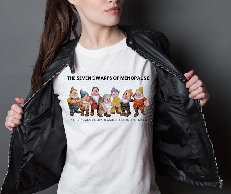 Seven Dwarfs of Menopause PNG - Etsy