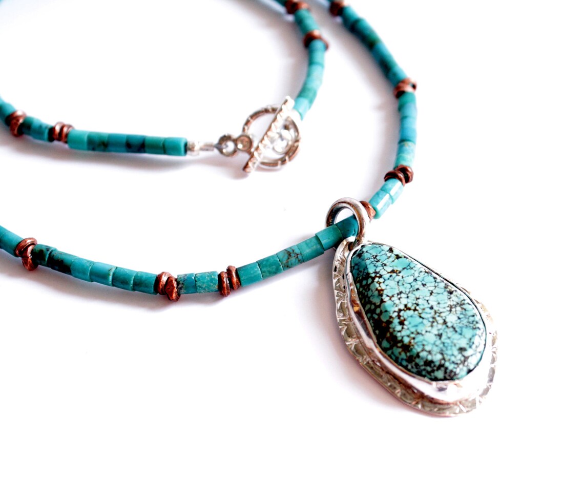 Turquoise Necklace - Etsy