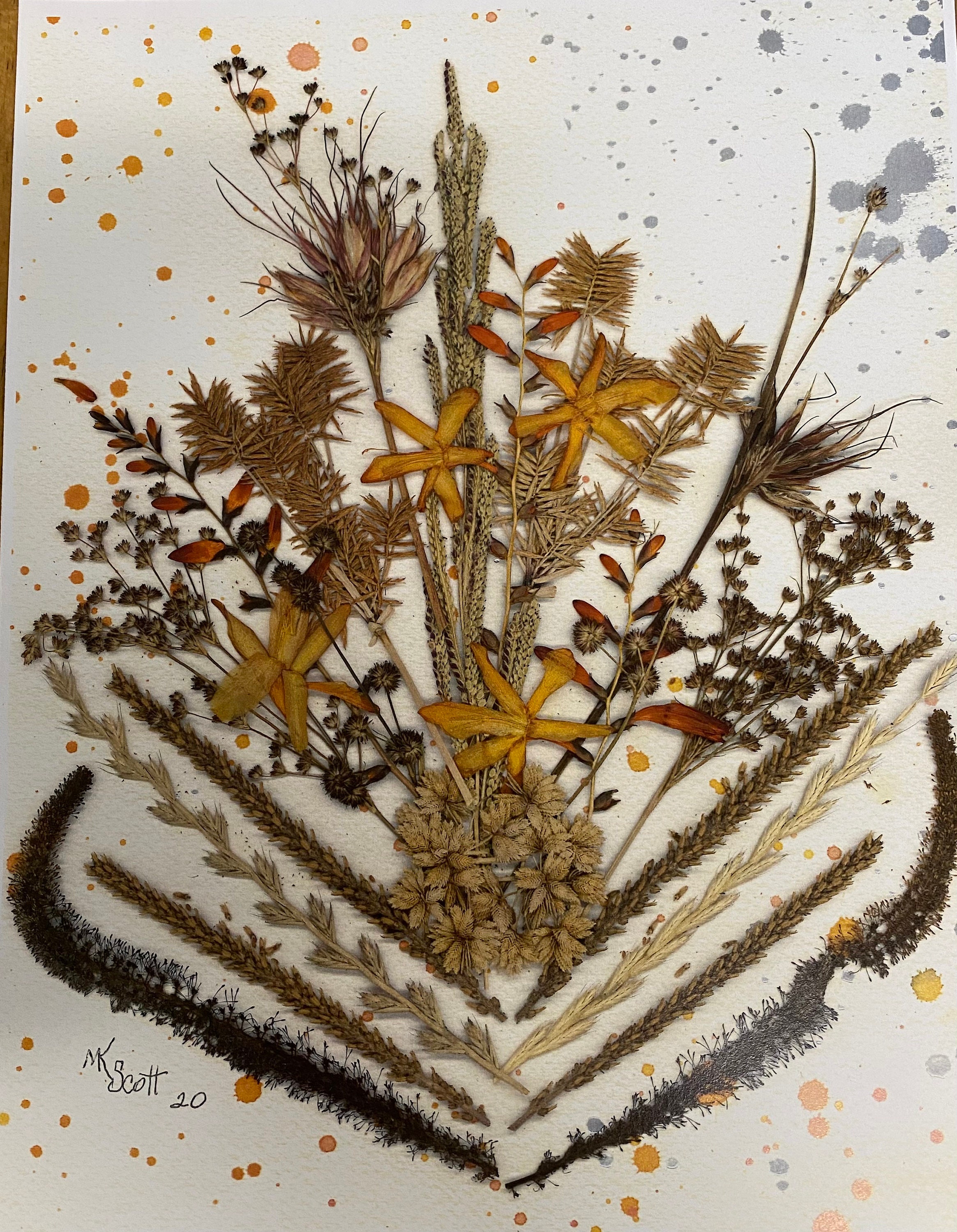 Bouquet 1 Pressed Flower Print - Etsy