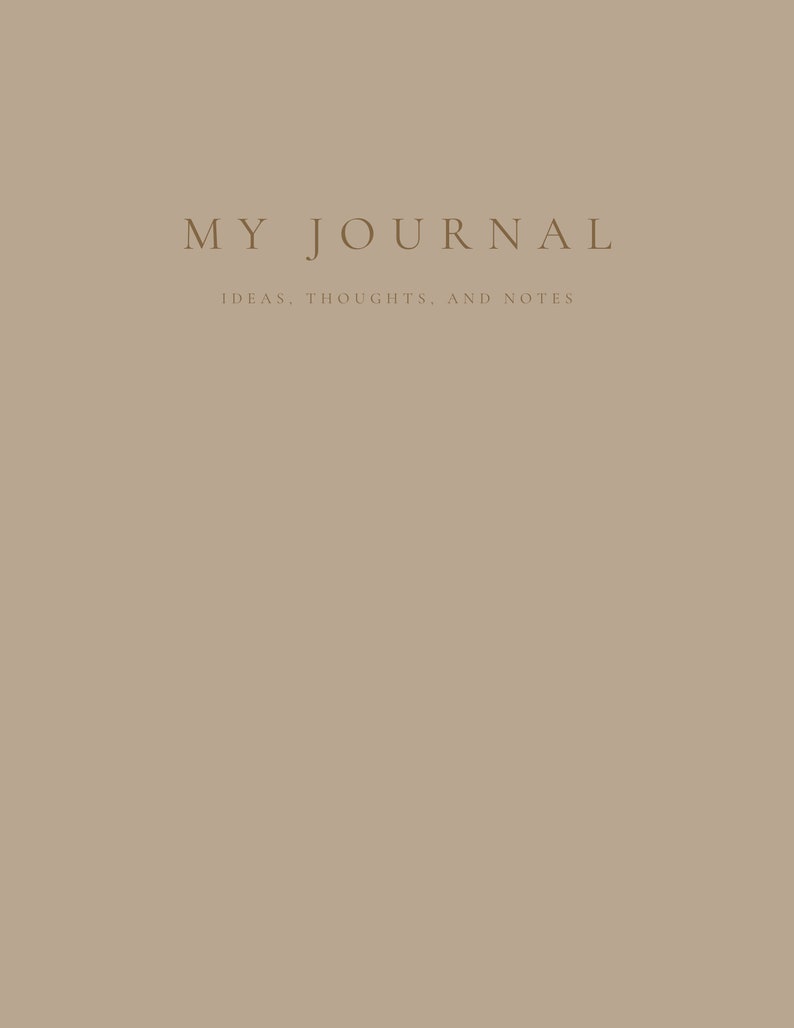 Digital Journal Bundle 2024, 2025, 2026 Minimalist, Printable, for ...