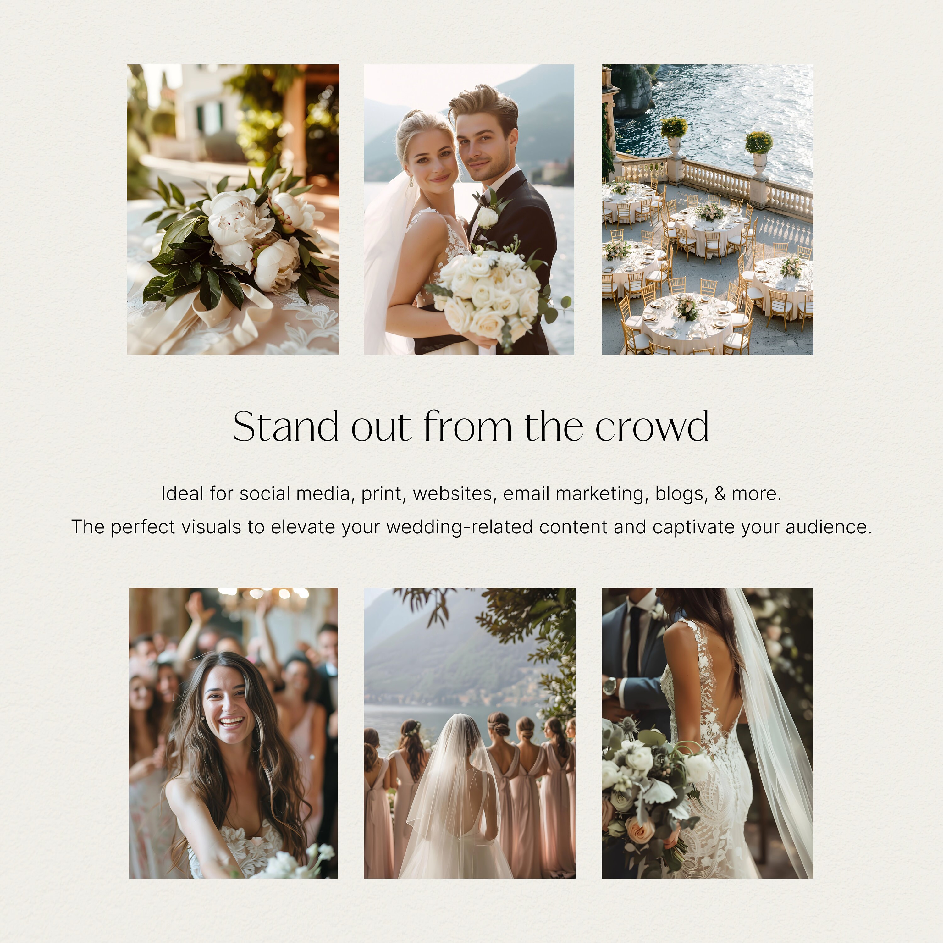 35 Wedding Stock Images, Social Media Marketing, Midjourney AI Photos ...