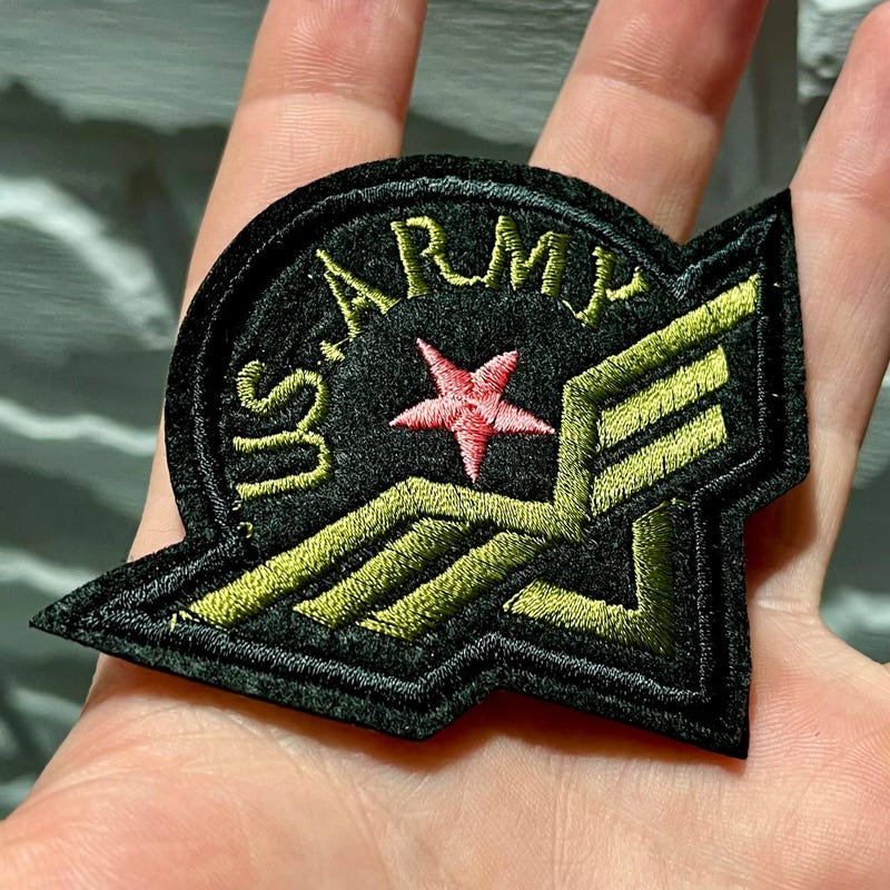 Army Star Sew on Patches - Etsy