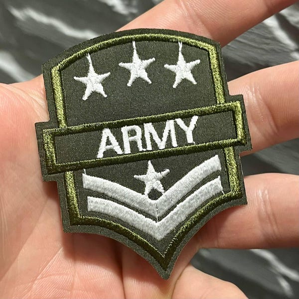 Army Star Sew on Patches - Etsy