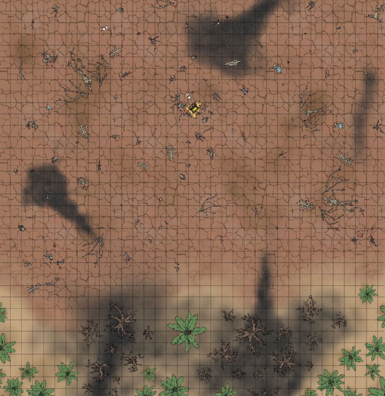 Desert Battle Aftermath Battle Map, D&D Battle Map, Dungeons and ...