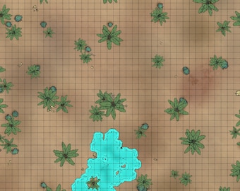 Desert Battle Aftermath Battle Map, D&D Battle Map, Dungeons and ...