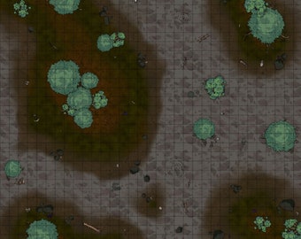 Desert Battle Aftermath Battle Map, D&D Battle Map, Dungeons and ...