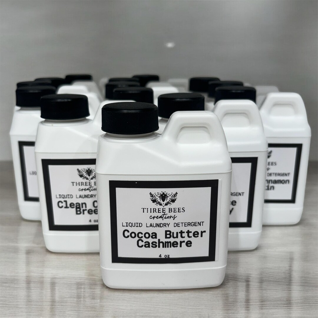 Luxury Liquid Laundry Detergent Sample Pack Pack of 4 Detergents 4 Oz ...