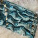 Handmade Aqua Blue/green Sparkle Wave Tray With Handles. 3D Effect - Etsy