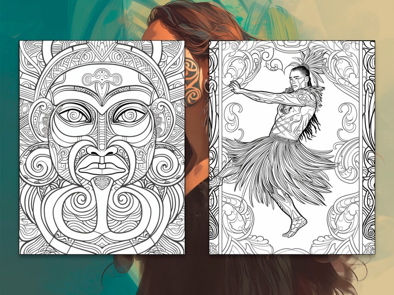 30 Maori Nation Coloring Pages | Adult and Kids Coloring Book ...