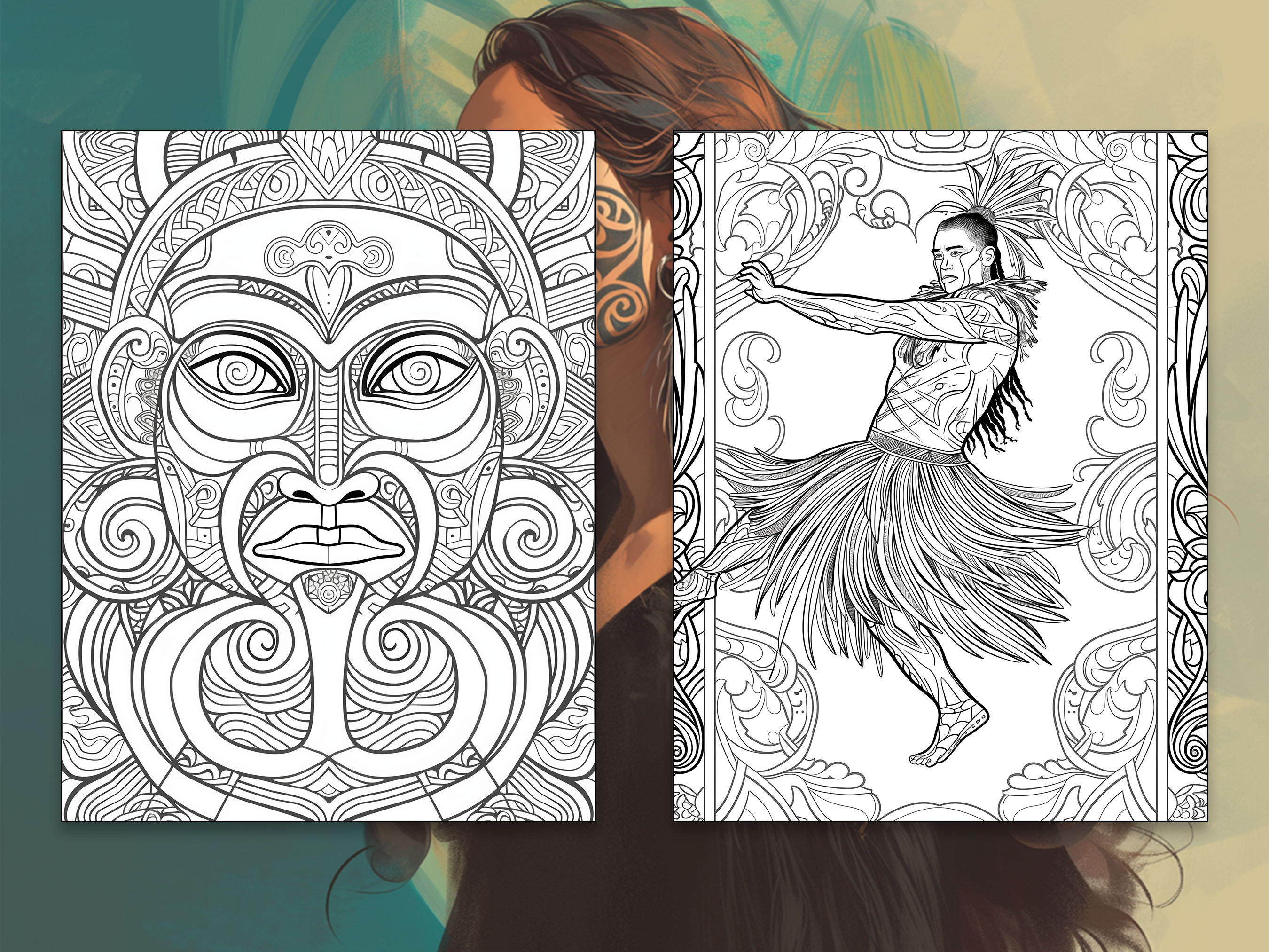 30 Maori Nation Coloring Pages | Adult and Kids Coloring Book ...