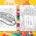 30 Fast Food Coloring Pages | Adult and Kids Coloring Book| Fantasy ...