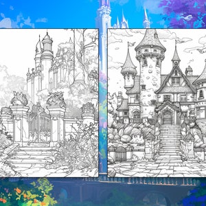 25 Fairytale Castles Coloring Pages | Adult and Kids Coloring Book ...