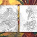 30 Maya Civilisation Coloring Pages | Adult and Kids Coloring Book ...