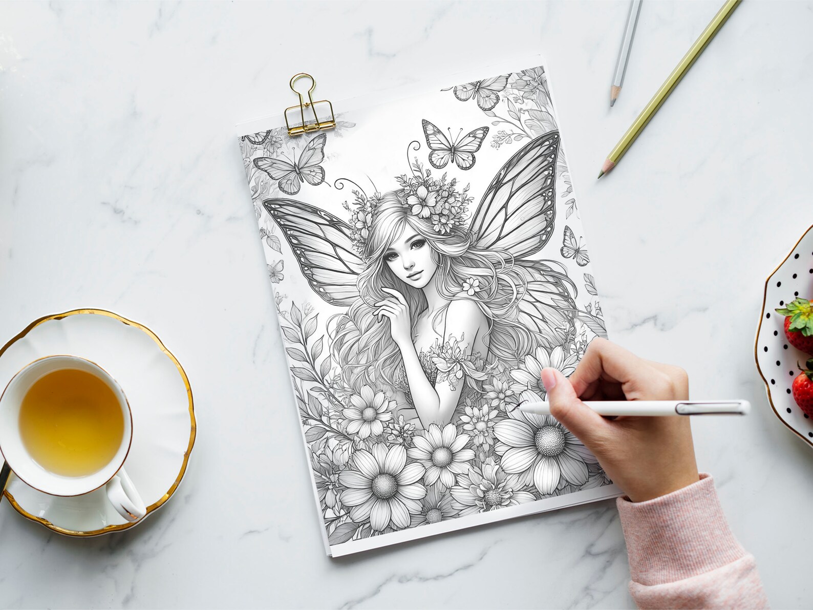20 Enchanted Forest Nymphs Coloring Pages | Adult and Kids Coloring ...