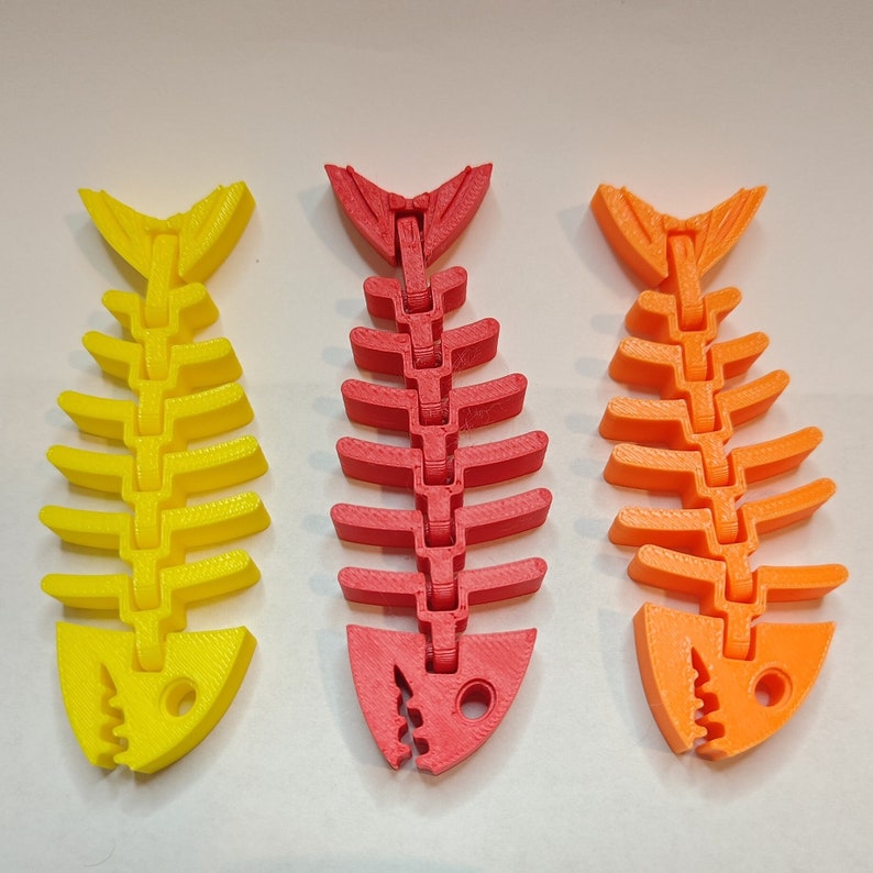 Fish Skeleton Fidget Toy - Etsy