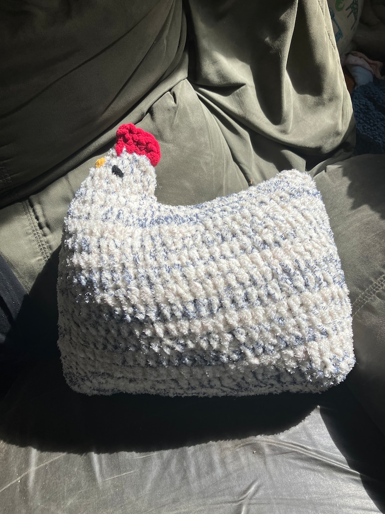 Chicken Pillow Crochet - Etsy