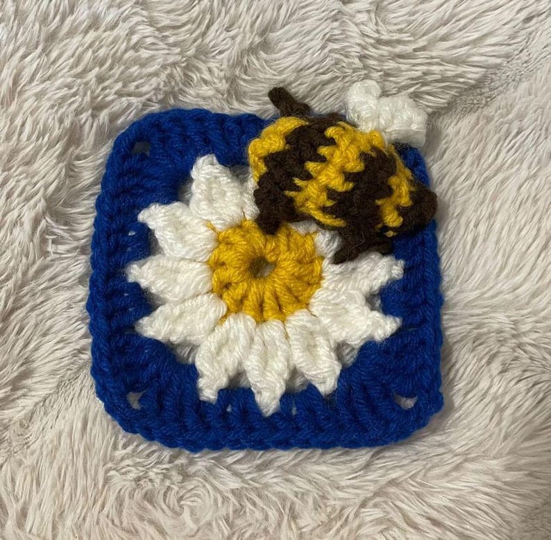 Crochet Bee Applique Pattern - Etsy
